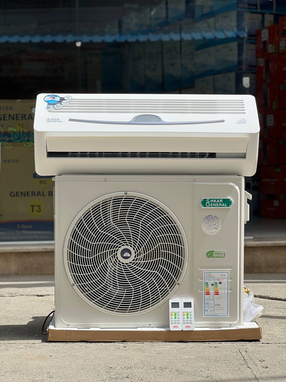 کولرگازی جنرال شکار 24000 لبخندی T3 مدل GNR-24GW AA